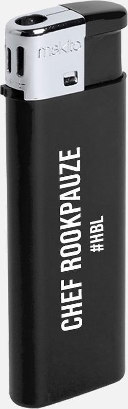 Aanstekers | Chef rookpauze | 6 stuks | navulbaar | gas | elektrisch | bol