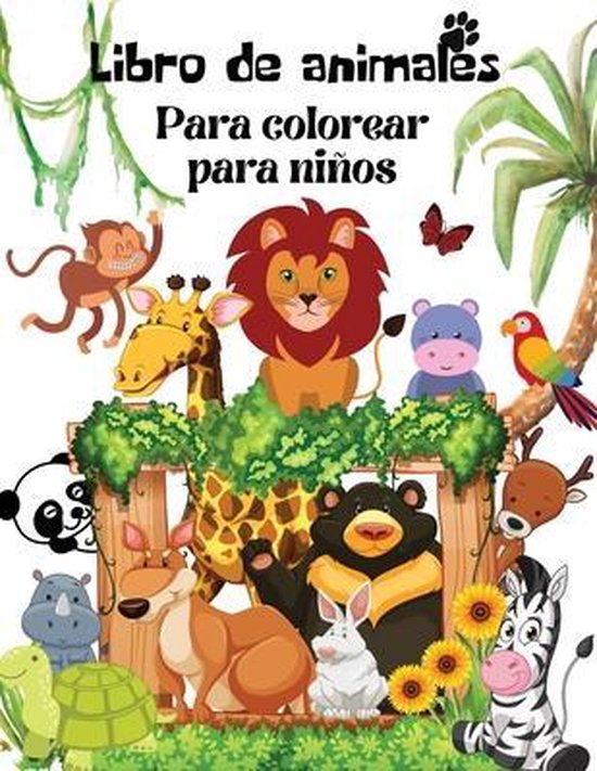 Libro para colorear de animals, Luxxury Publishing | 9785029028556 ...
