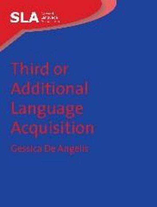 Third or Additional Language Acquisition | 9781847690043 | Gessica De ...