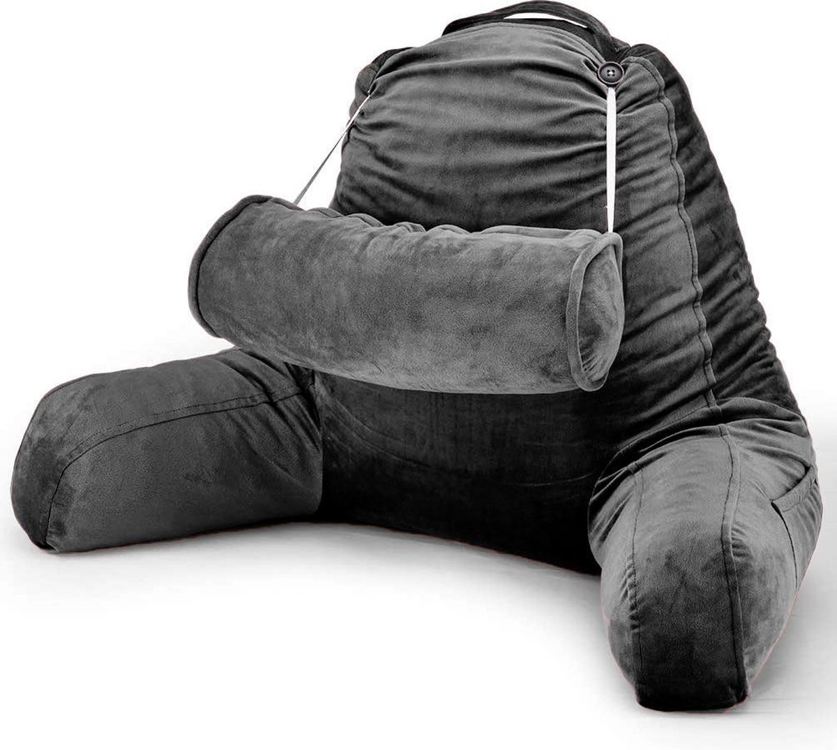 Ella® Leeskussen met Nekrol - Relax Kussen - Zitkussen - Onderrug ...