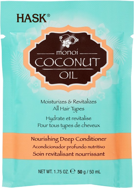 Hask Monoi Coconut Oil Nourishing Deep Conditioner Packet - Conditioner ...