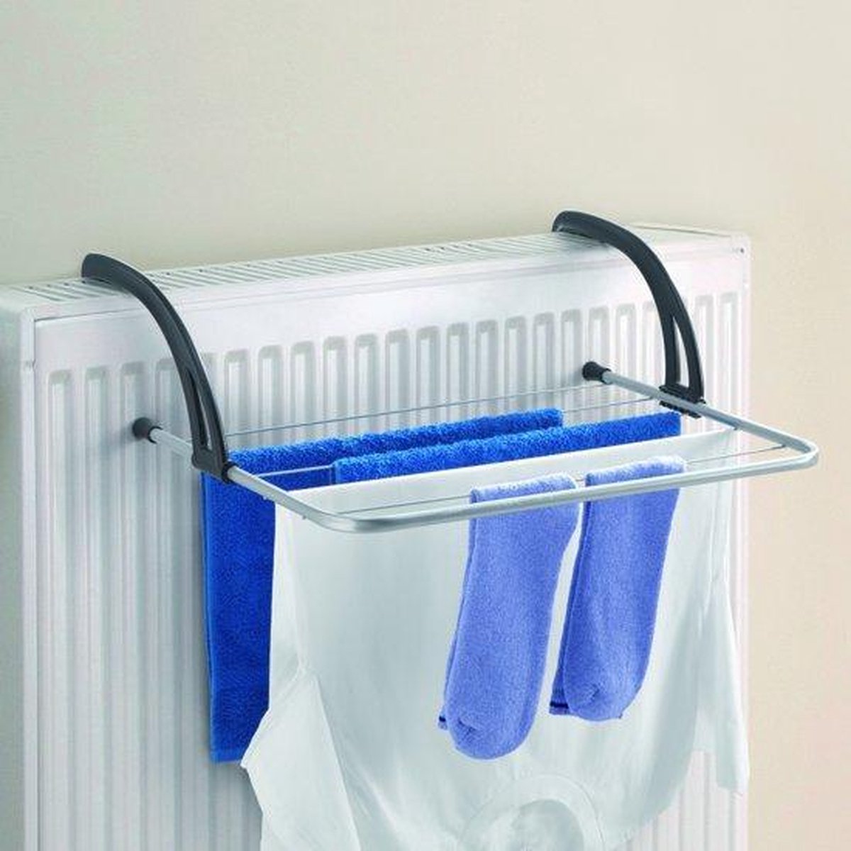 Metaltex Favonio Radiator/Balkon Droogrek - 3 m - Grijs | bol.com