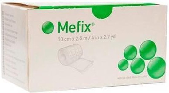Mefix Zelfklevende Fixatie 10,0cmx 2,5m 1 311070 | bol