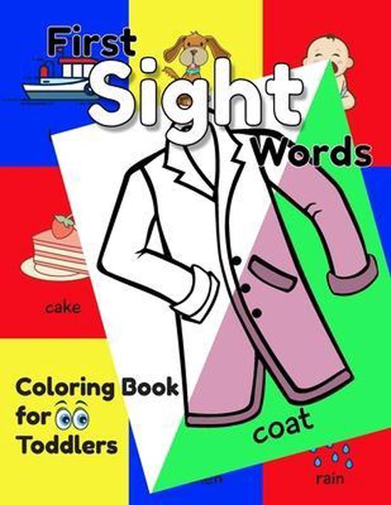 First Sight Words Coloring Book for Toddlers, Olivia O Arnett ...