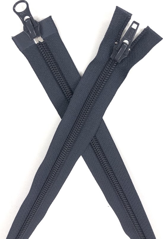 YKK rits dubbel deelbaar spiraal 60 cm zwart | bol