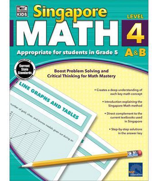 Singapore Math Level 4 A & B | 9781483813219 | Boeken | bol.com
