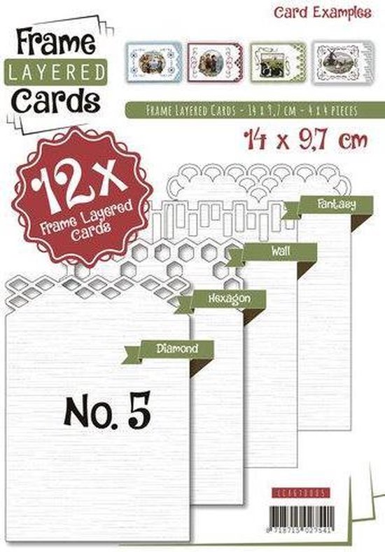 Frame Layered Cards 5 - A6 | bol