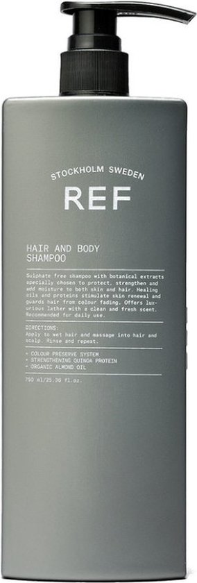 REF Stockholm - Hair & Body Shampoo - 750ml | bol.com