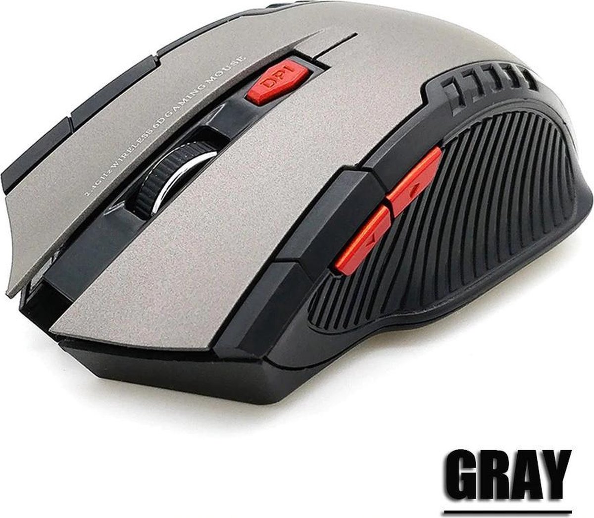 Creartix® - Draadloze Gaming Muis - 2.4 GHz - 2400DPI - Game Muis - 6 ...