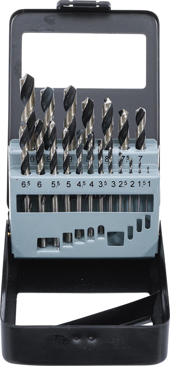 BGS - HSS - Boor set - Metaal boren set - 1mm - 10mm - 19 delig ...