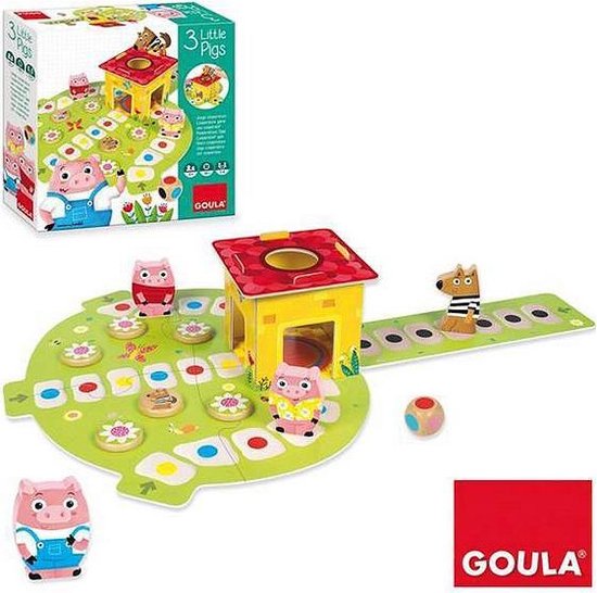 Houten spel Diset Goula 3 Little Pig Hout | Games | bol