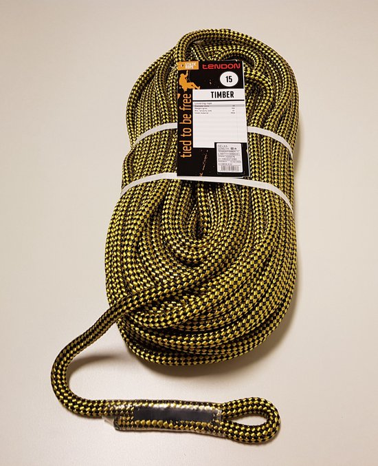 Tendon Timber Lowering Rope 15 mm afdaal - Rigging touw. lengte 60 ...