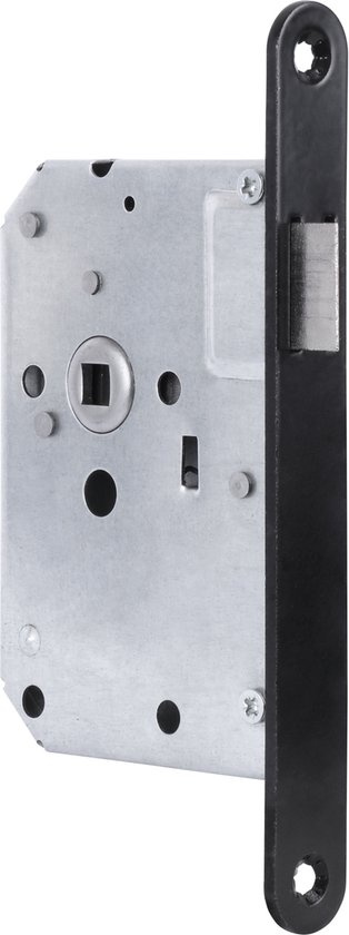 Starx Loopslot – Deurslot Binnendeur – Slot met Voorplaat Zwart – 55 mm ...