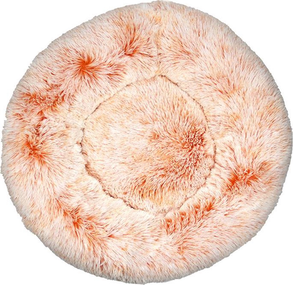MAND! donut hondenmand/hondenkussen 80 cm - oranje wit - hond kussen ...