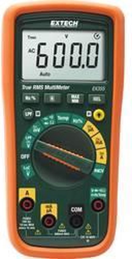 Extech EX355 Multimeter Digitaal CAT III 600 V – Weergave (counts ...