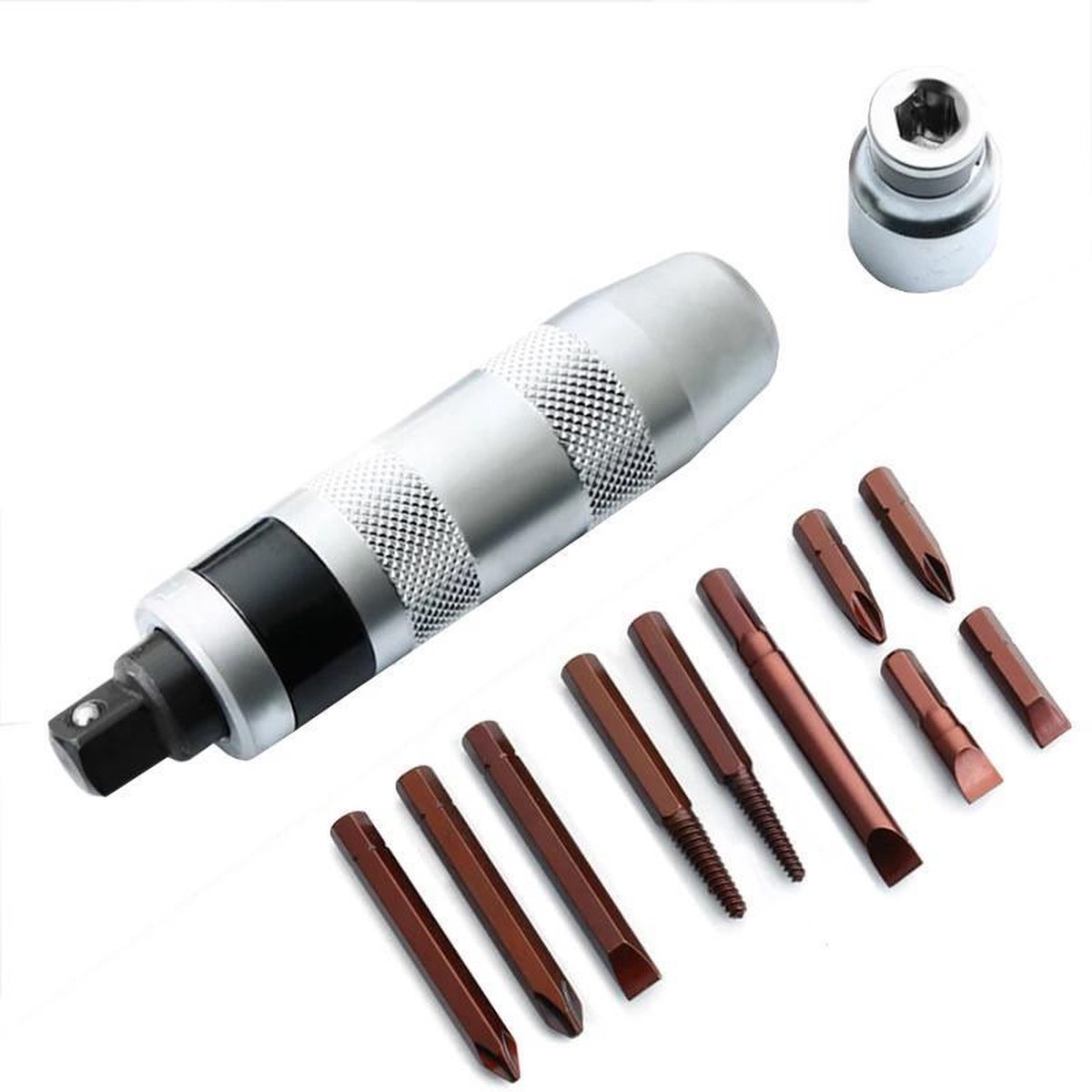 13-delig Professionele Slagschroevendraaier - Slagschroevendraaier bit ...