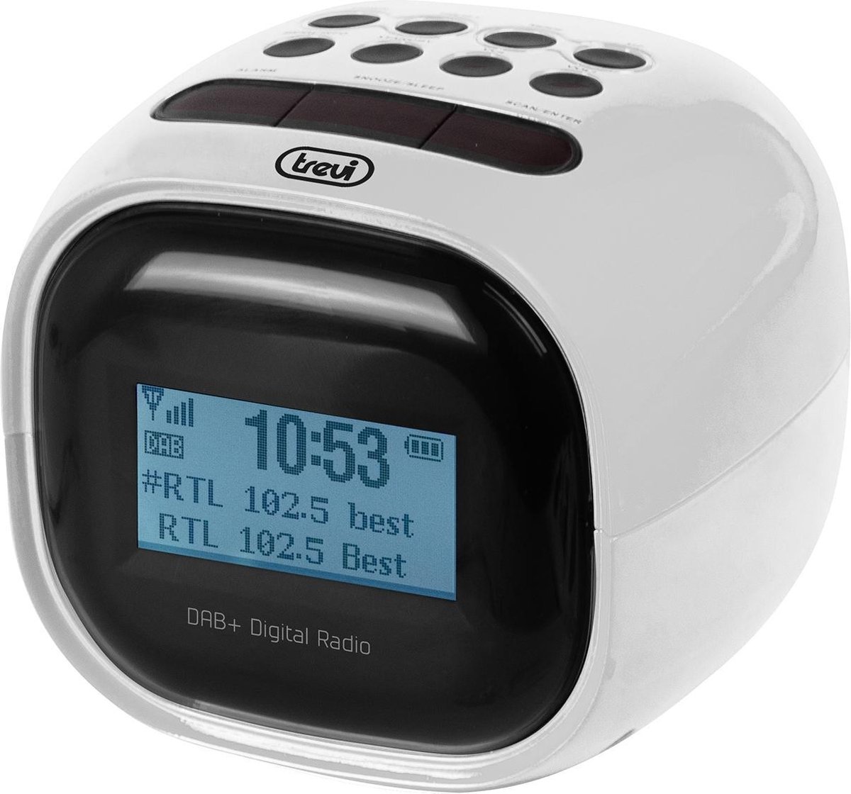 Trevi RC80D2 DAB - Klokradio met digitale ontvanger DAB / DAB+ / FM ...