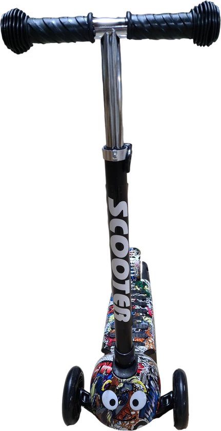 Driewiel Kinder Step - met Rem - LED Wieltjes - Verstelbaar Stuur | bol.com