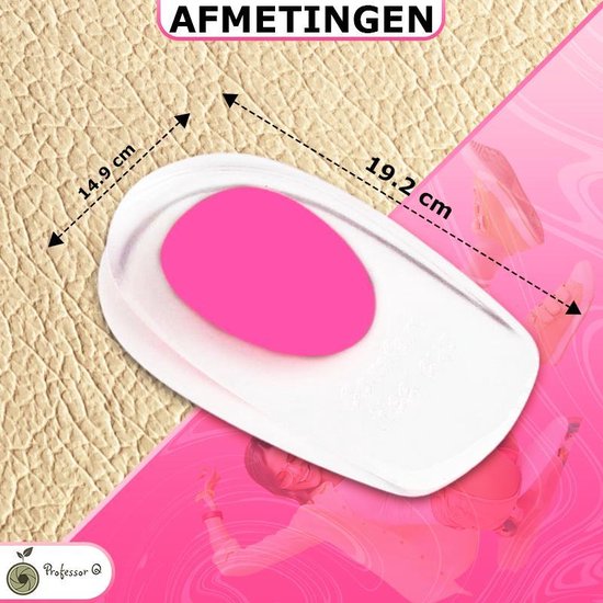 Soft Gel Hielspoor Zooltjes - 3 Paar - Hielbeschermer - Inlegzool ...