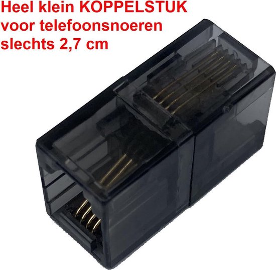 Fraai mini KOPPELSTUK voor het koppelen/verlengen van twee ...