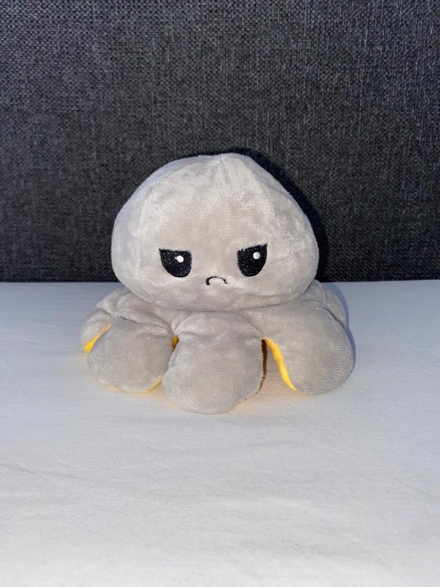 Octopus knuffel – Mood Knuffel – Blij/Boos Knuffel – Omkeerbaar ...
