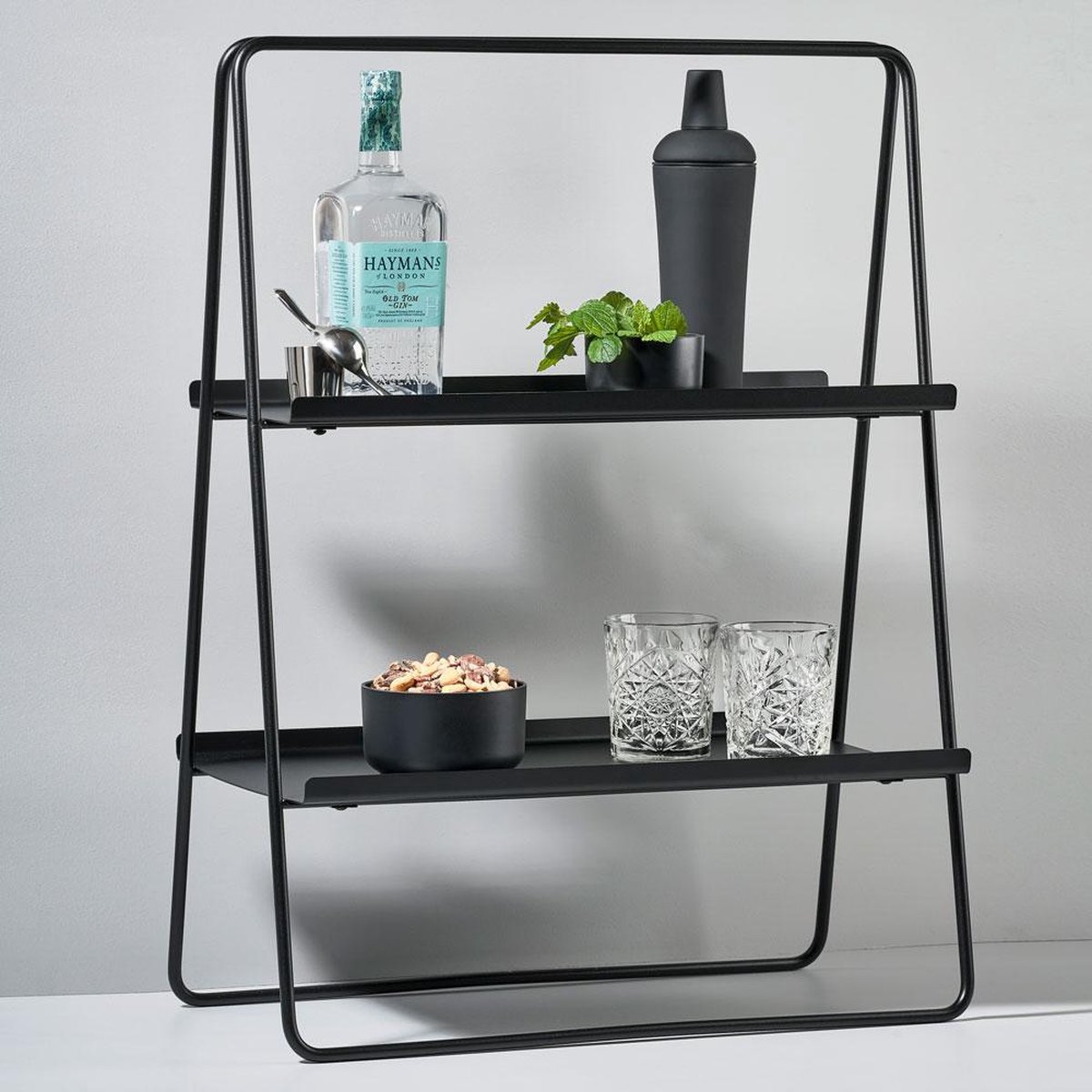 Zone Denmark A-table (rekje) - klein model - zwart metaal | bol.com