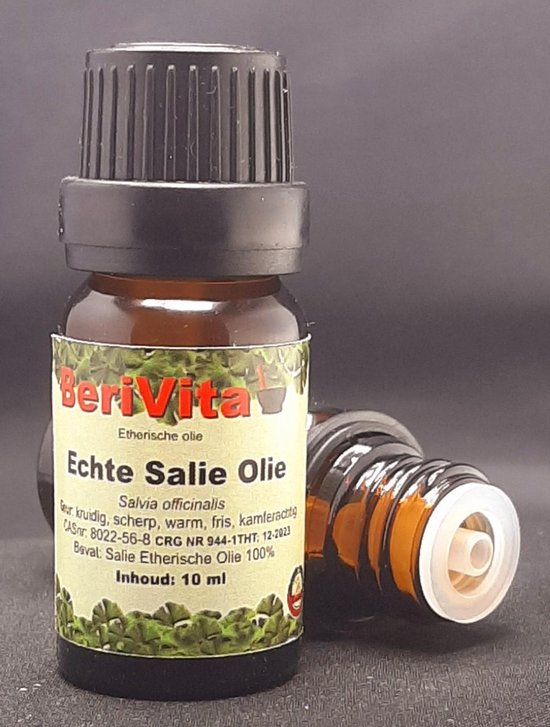 Salie Olie 100% 10ml - Etherische Salieolie, Sage Oil van Salie Plant ...