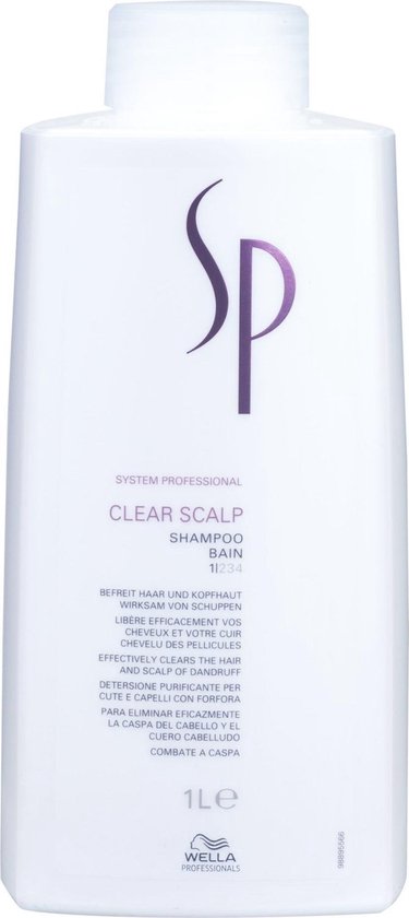 Wella System Professional Clear Scalp Shampoo 1000ml | bol.com