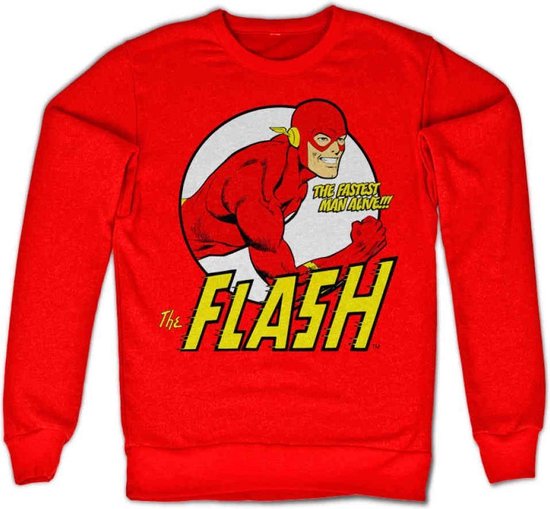 DC Comics The Flash - Fastest Man Alive Sweater/trui - XL - Rood | bol