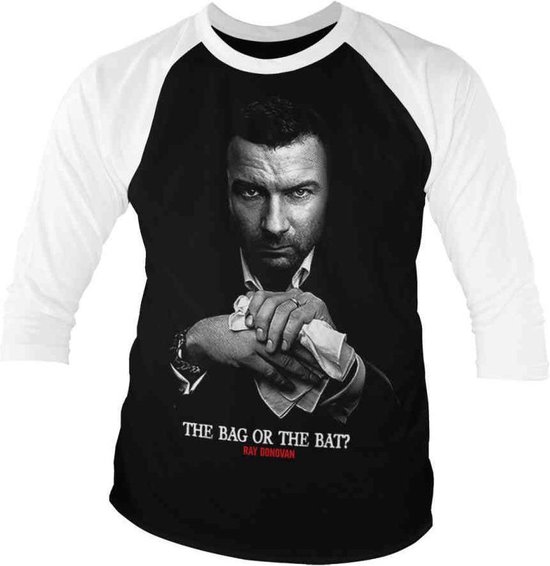 Ray Donovan Raglan top -2XL- The Bag Or The Bat Zwart/Wit | bol.com