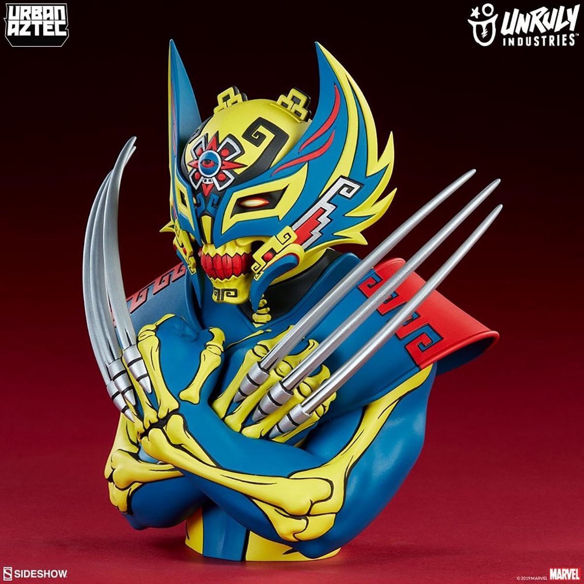 Marvel Urban Aztec PVC Bust Wolverine by Jesse Hernandez 20 cm | bol.com