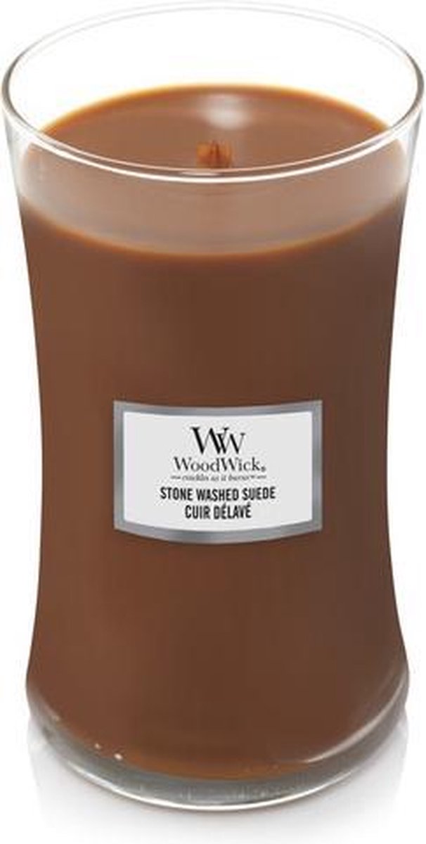 WoodWick Stone Washed Suede Large Candle | bol