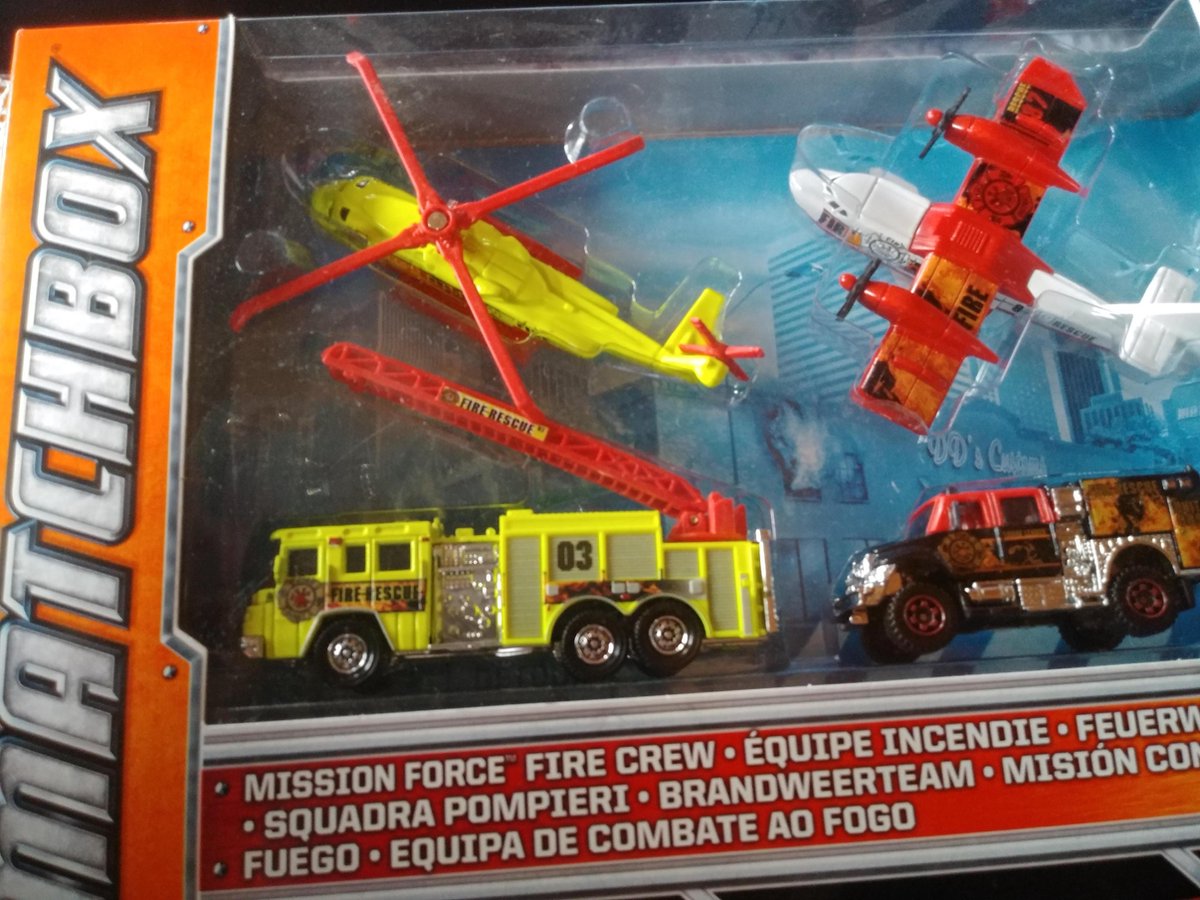 Matchbox MISSION FORCE FIRE CREW | bol.com