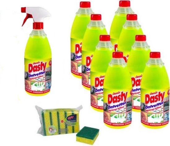 Dasty Ontvetter Voordeelpack: 1x Spuitfles + 8x Navulling + GRATIS set ...
