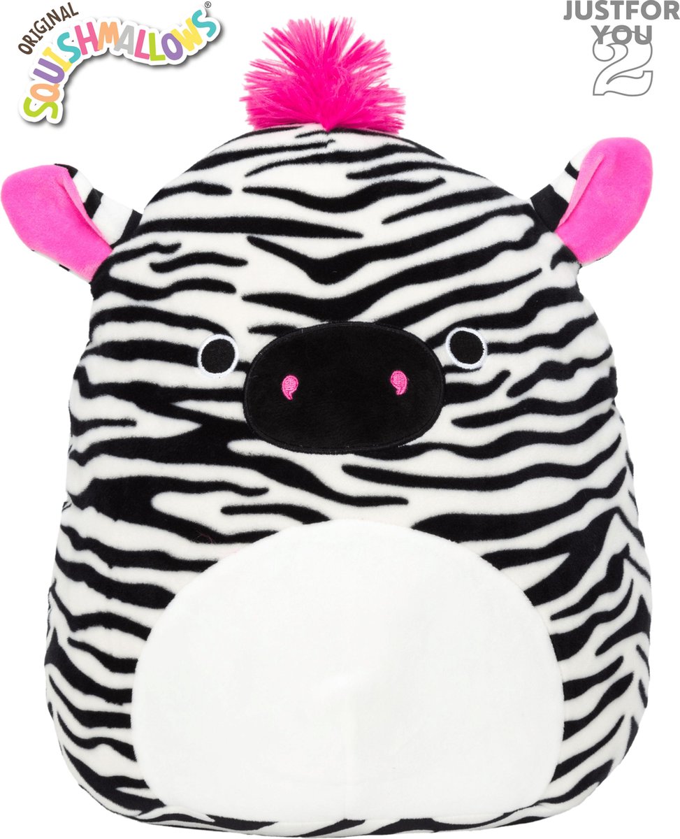 Squishmallow Knuffel Tracey - 19cm - Zebra Squishies - Squishy | bol.com