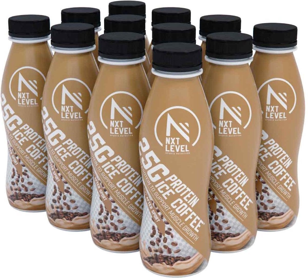NXT Level - Proteine Shake - 12 stuks x 330ml - Ice Coffee | bol.com