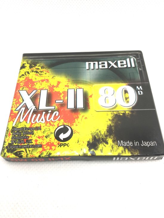 Maxell XL-II 80 MD Music Minidisc / Recordable Mini Disc | bol.com