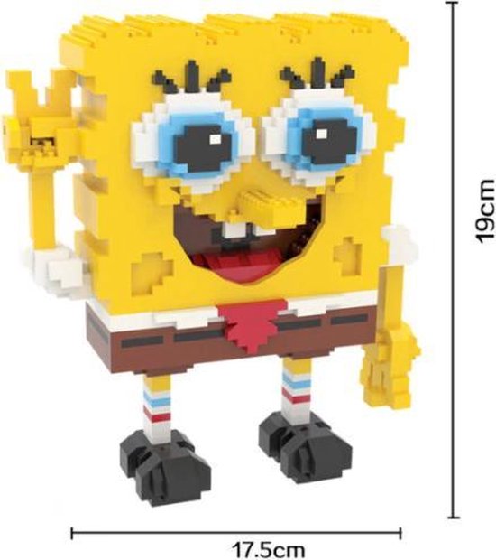 Nano blocks, Spongebob, 1600 miniblocks | bol.com