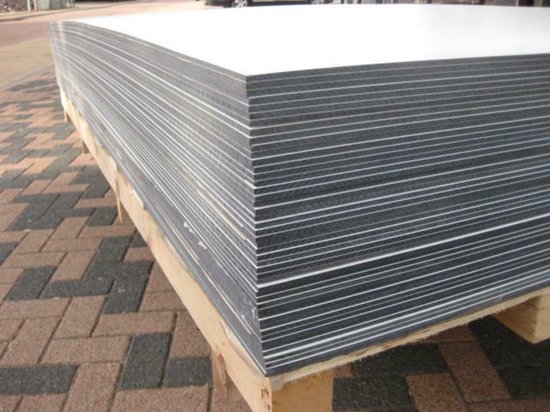 hpl/trespa plaat 305x130 6mm wit ral 9010 | bol