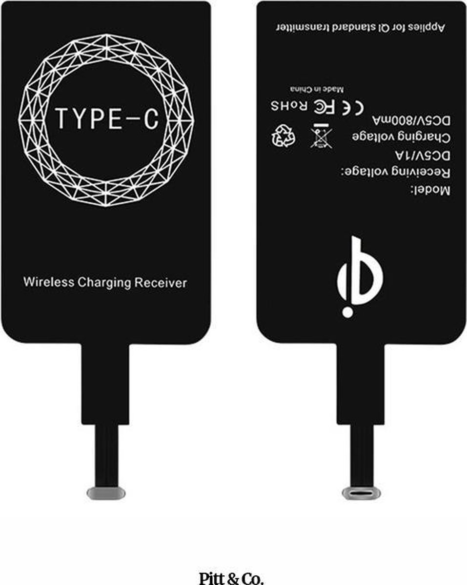 Wireless Charging Receiver – Usb-C – Draadloze Oplaad Ontvanger ...