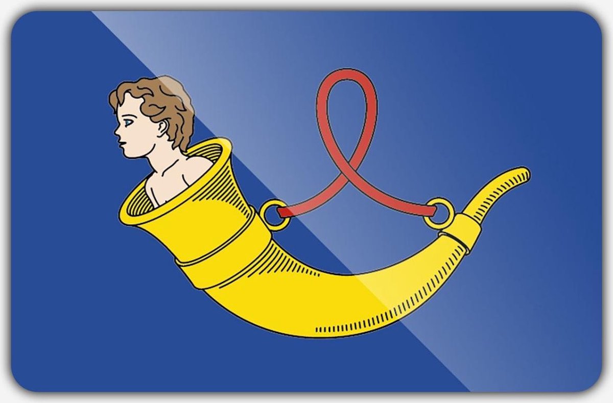 Vlag gemeente Uithoorn - 200 x 300 cm - Polyester | bol.com