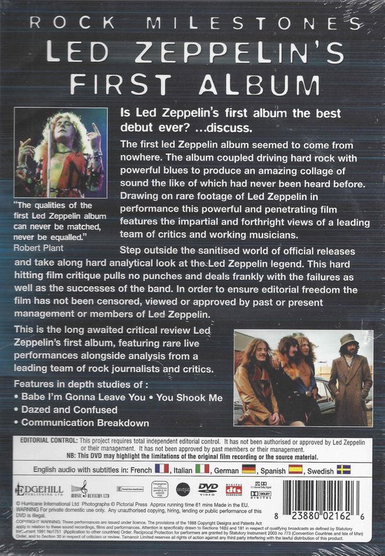 First Album (Dvd), Led Zeppelin | Dvd's | bol