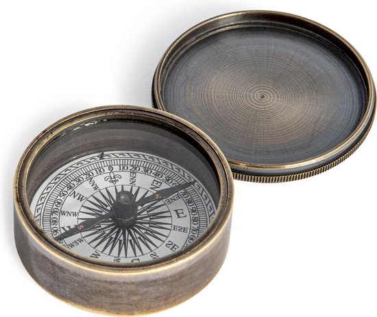 Authentic Models - Victoriaans zak kompas - diameter 7.45cm | bol