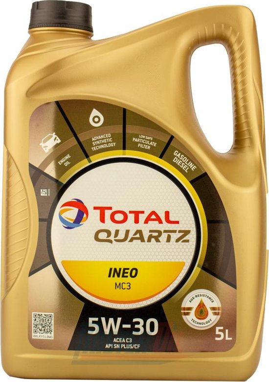 Total Quartz Ineo MC3 5W-30 - 5L (o.a. Longlife BMW, Mercedes) | bol.com