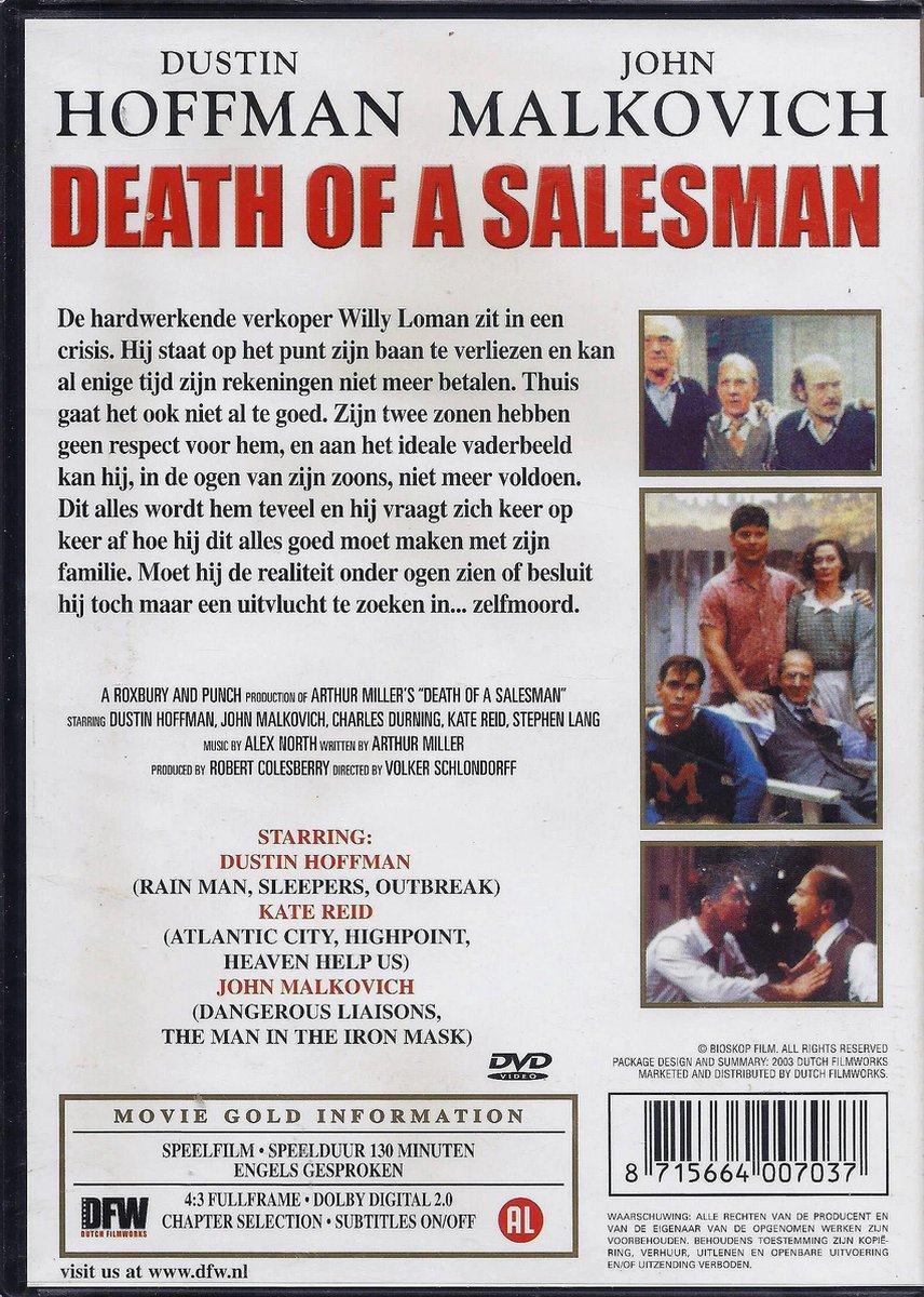 Death Of A Salesman (1985) (Dvd) | Dvd's | bol.com