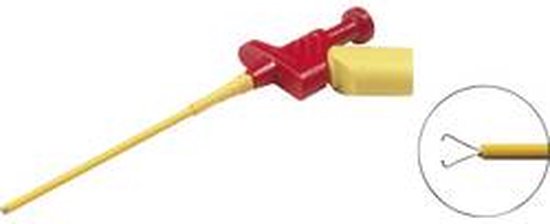 SKS Hirschmann KLEPS 250 rt Veiligheids-krokodilklem Steekaansluiting 4 ...