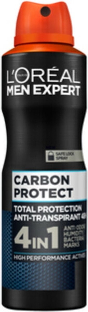 L’Oréal Paris Men Expert Deodorant Carbon Protect 5in1 Hommes Déodorant ...
