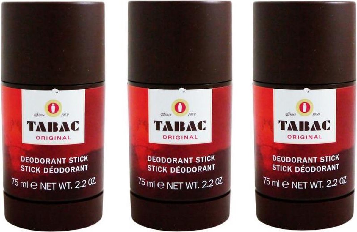 Tabac Original Deodorant Stick 3 x 75ml Voordeelverpakking | bol.com