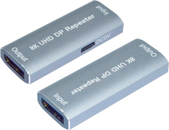 NÖRDIC DP-REP8K DisplayPort Repeater - Signaalversterker - Displayport ...