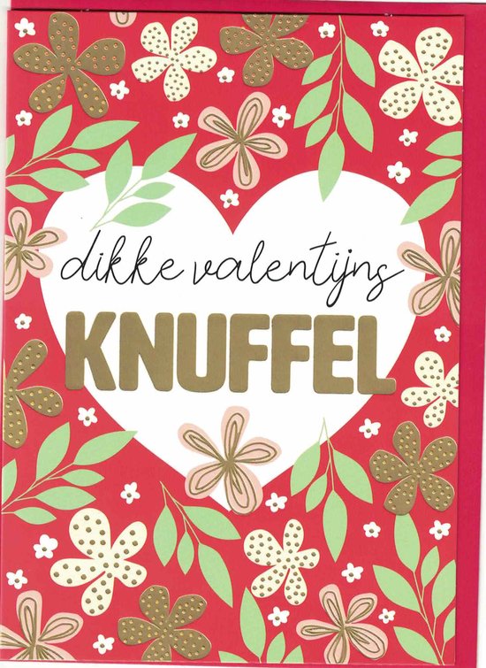 Wenskaart - Kaart - Valentijn - Dikke Valentijns Knuffel | bol